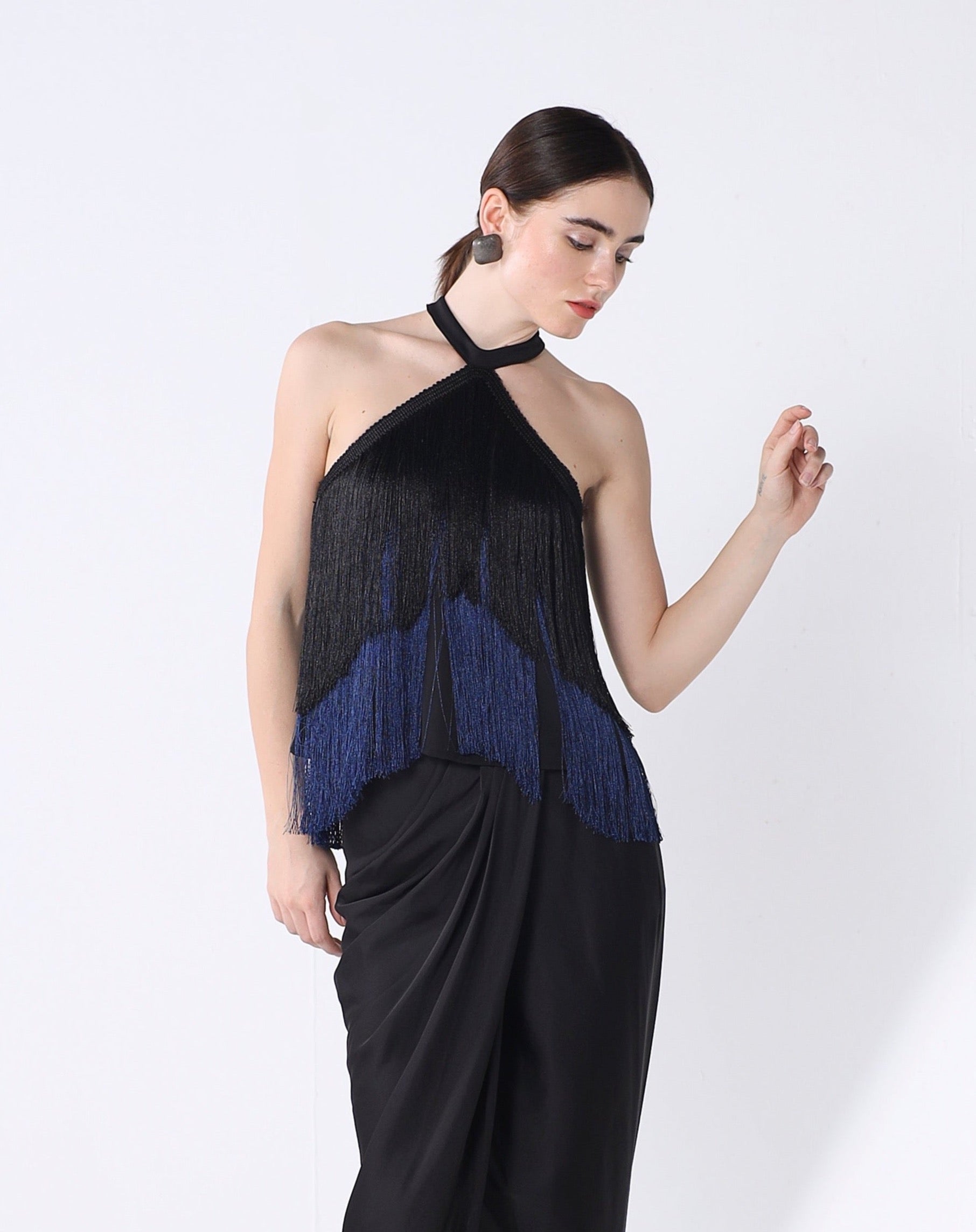 Ombre Fringe Top – ASHICO